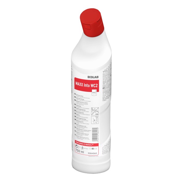 Ecolab Maxx Into Wc2 750 Ml Stort Udvalg Af Rengøringsmidler Hos